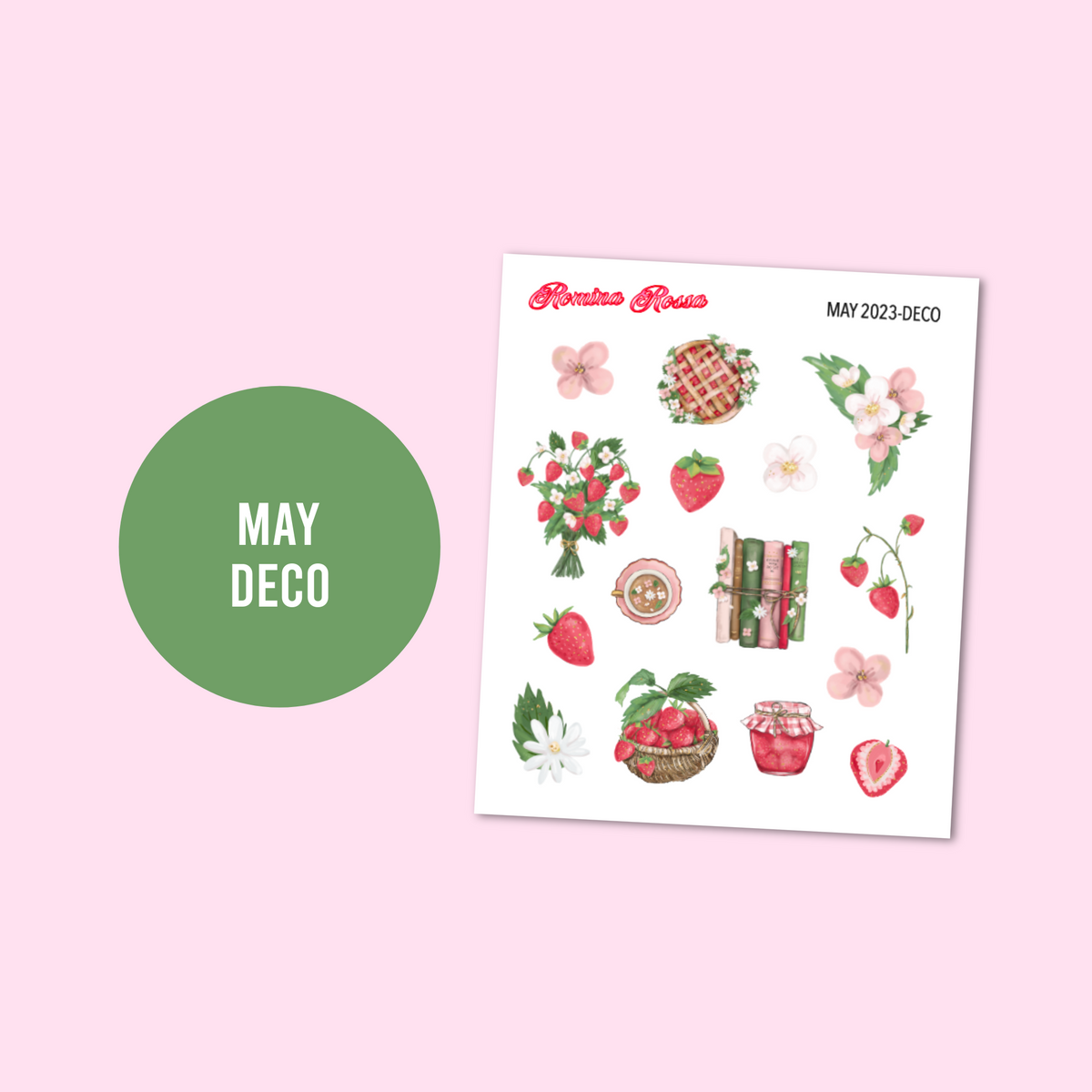 May 2023 Decorative Stickers – Romina Rossa